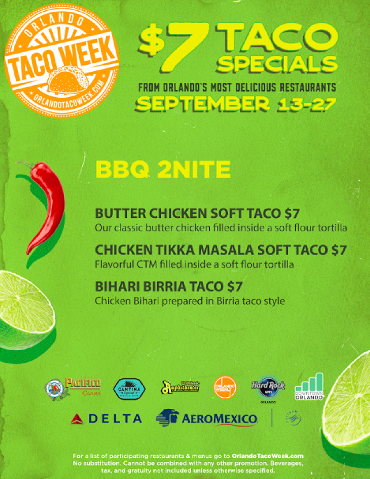 Here are all the deals and menus for Taco Week 2023 | Orlando | Orlando ...