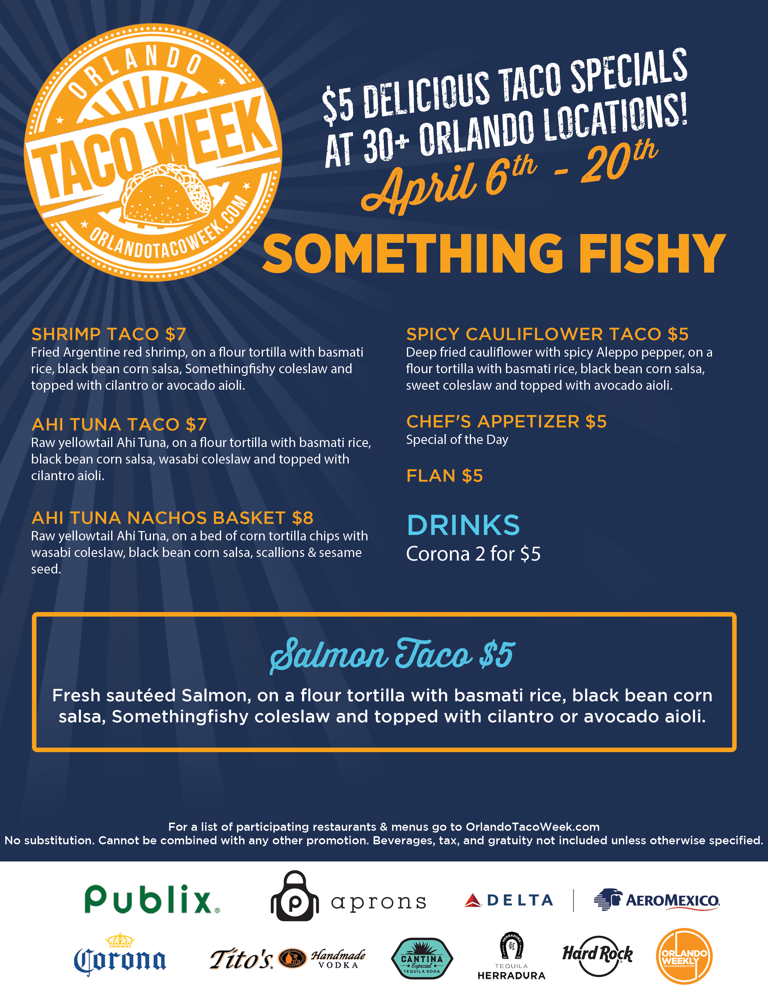 Here are the menus for Orlando Taco Week 2022 | Orlando | Orlando Weekly