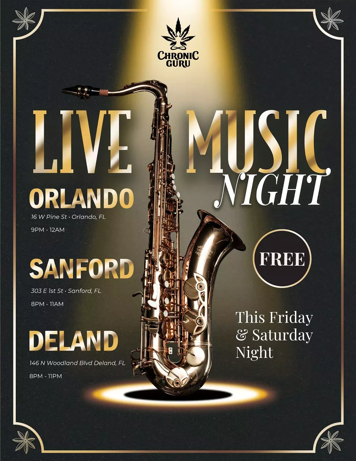 John David Williams Duo | Chronic Guru Sanford | Concerts/Events ...