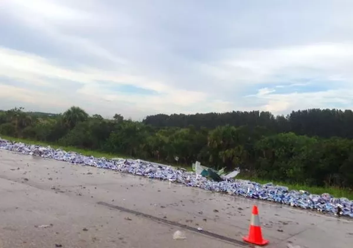 No injuries in Brevard County I-95 Red Bull spill | Orlando | Orlando ...