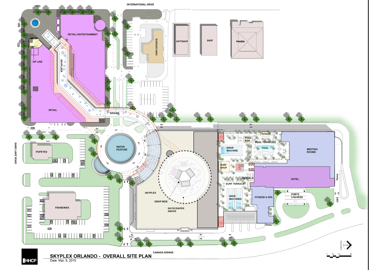 Skyscraper at Skyplex announces new surf park, pushes back opening ...