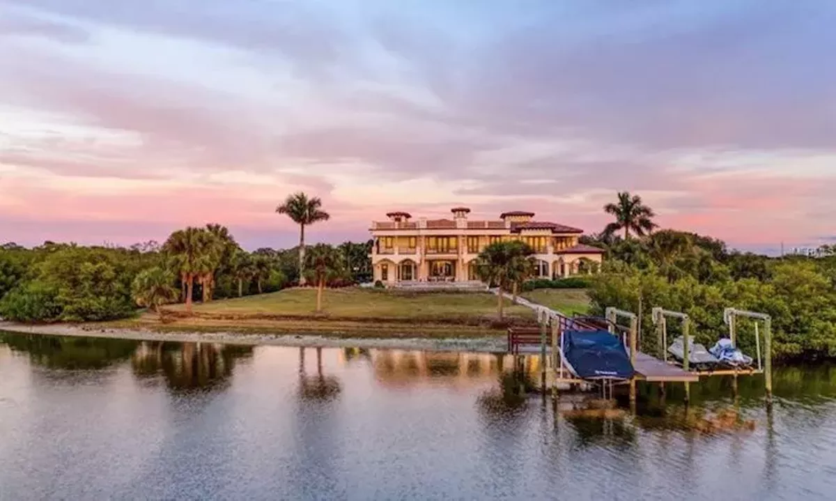 This $18 million Florida mega-mansion comes with its own private ...