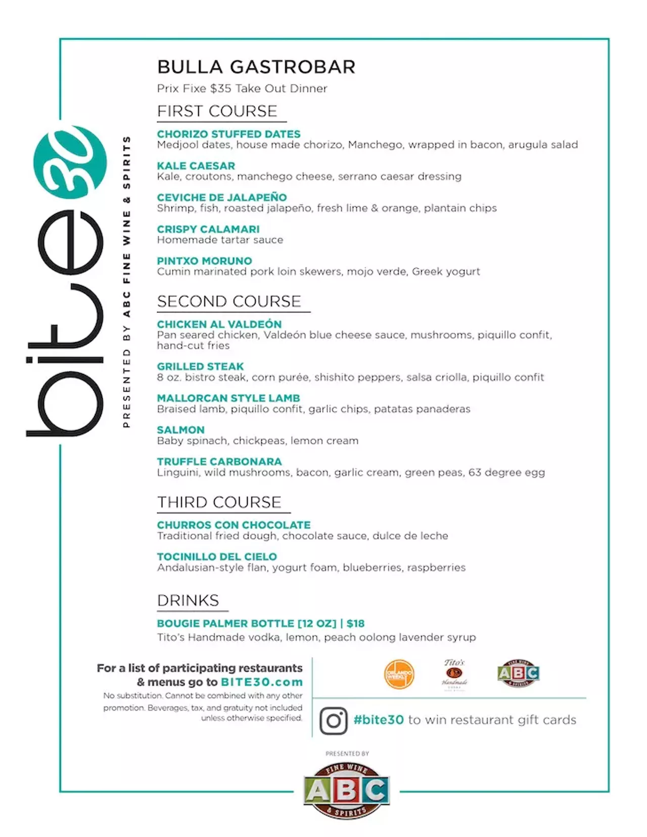 Introducing the new restaurants and special menus of Orlando's Bite30 ...